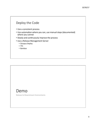 Databases in a Continuous Integration/Delivery Process | PDF