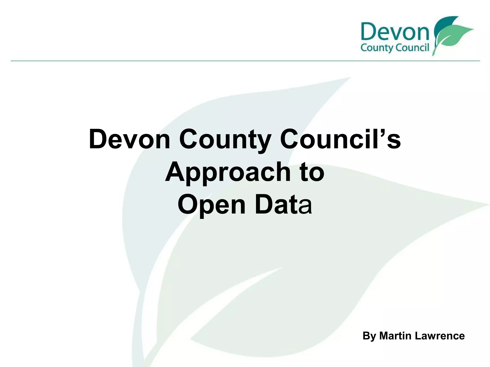 Foi and open data | PPT | Technology & Computing