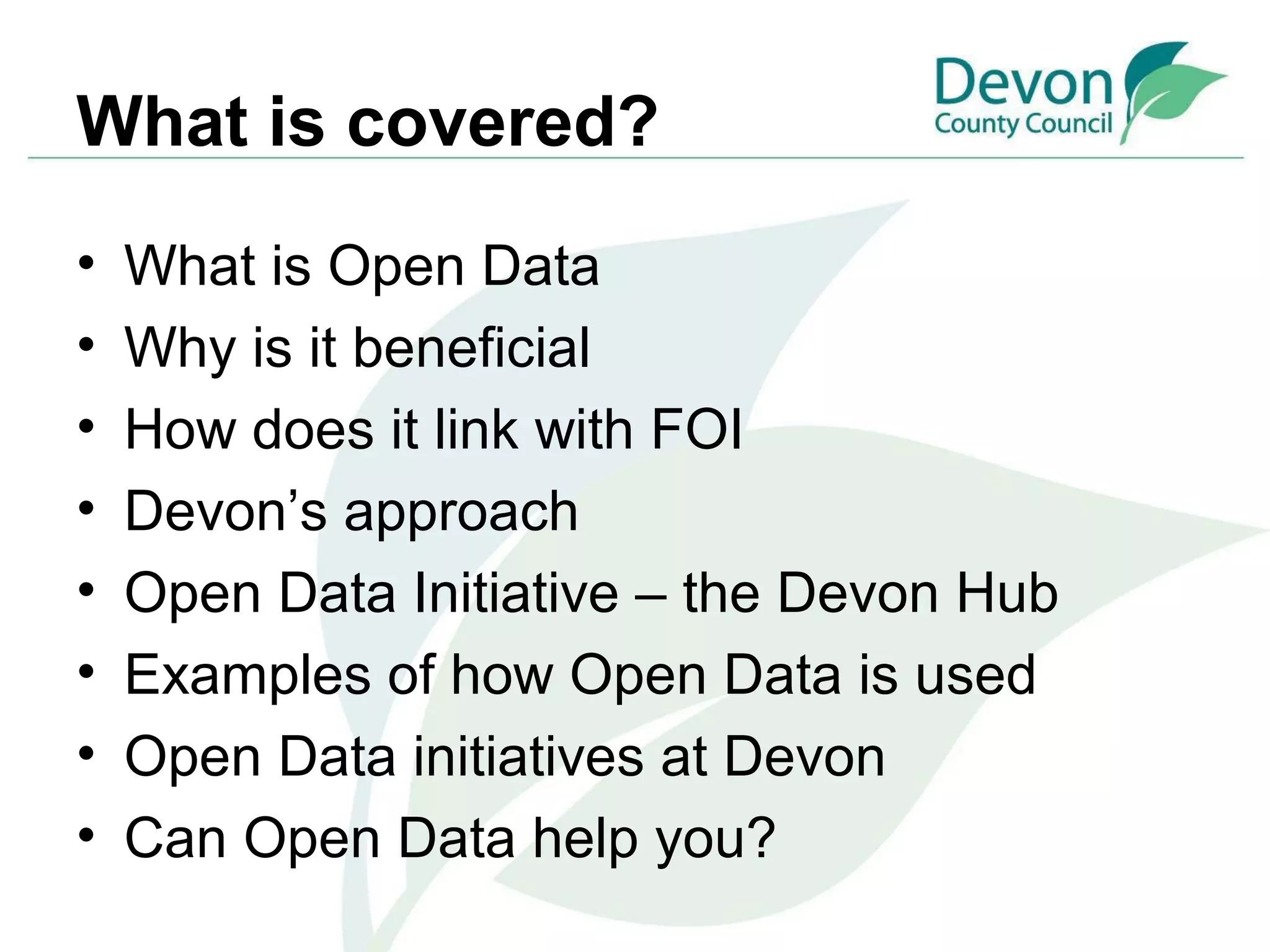 Foi and open data | PPT Foi and open data | PPT