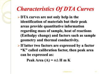 Differential Thermal Analysis | PPTX