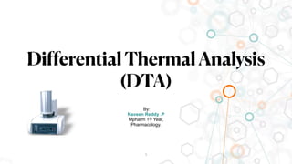 Differential Thermal Analysis (DTA) | PDF