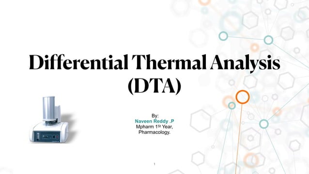 Differential Thermal Analysis (DTA) | PDF