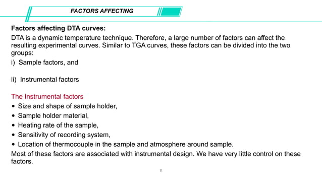 Differential Thermal Analysis (DTA) | PDF