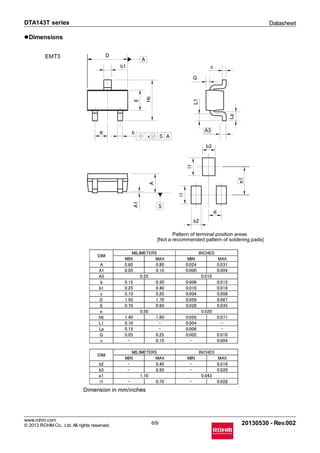 Original PNP Transistor DTA143 A143 143 DTA143ESATP TO-92 New Rohm | PDF