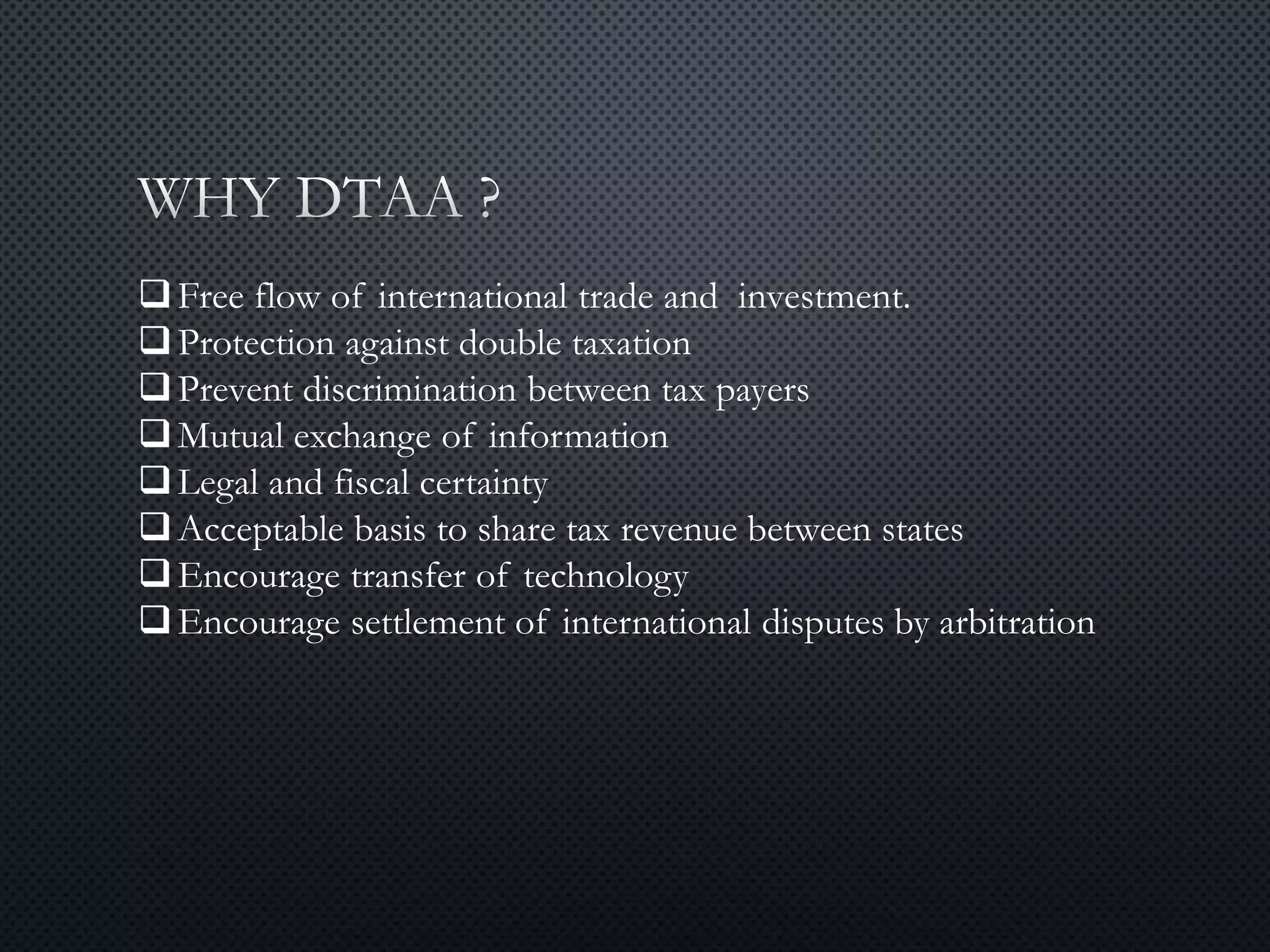 DTAA - Double Taxation Avoidance Agreement | PPTX