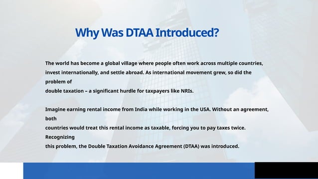 Double taxation avoidance | DTAA for NRI.pptx