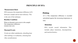 Thermal analysis: Differential Thermal Analysis | PPTX