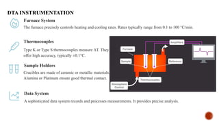 Thermal analysis: Differential Thermal Analysis | PPTX