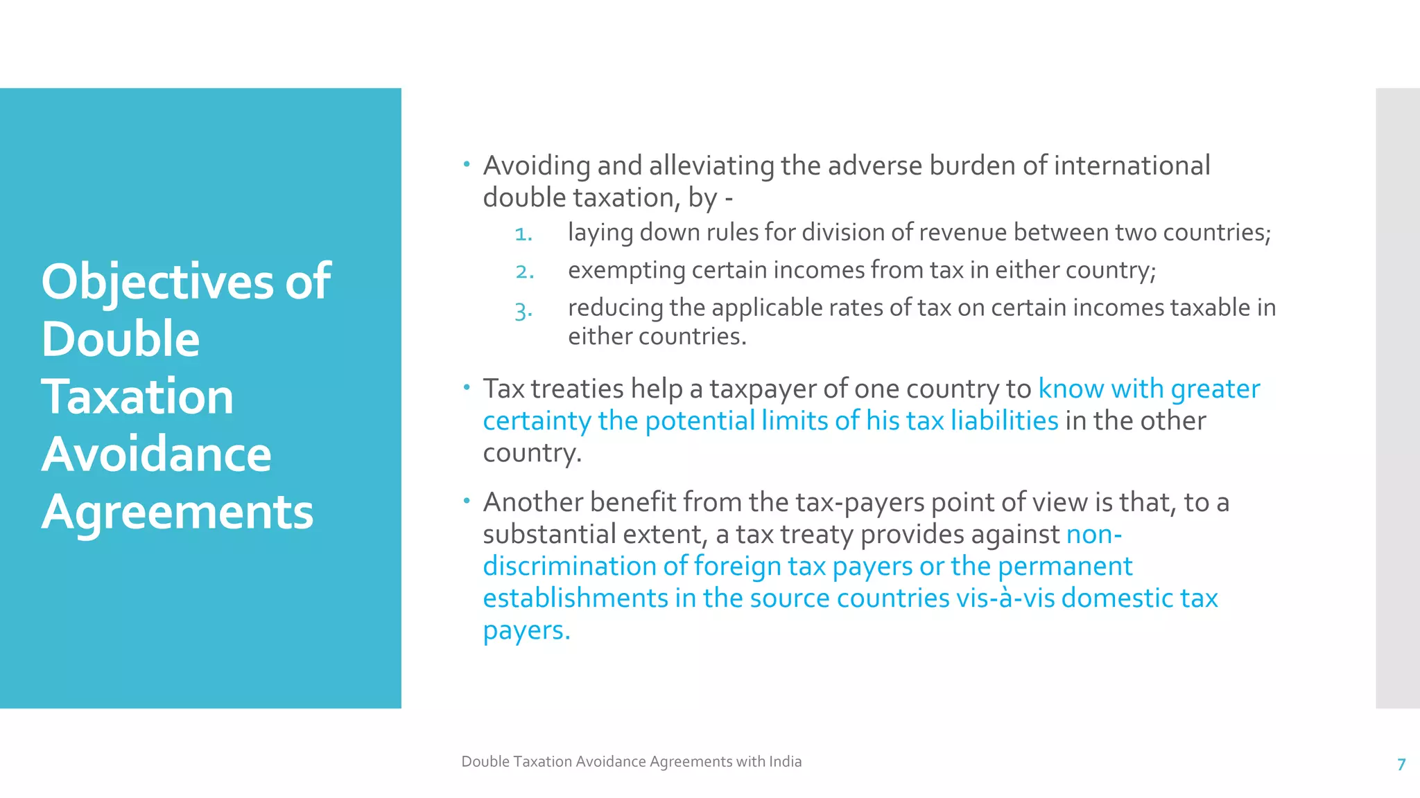 Double Taxation Avoidance Agreement - DTAA | PDF