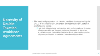 Double Taxation Avoidance Agreement - DTAA | PDF