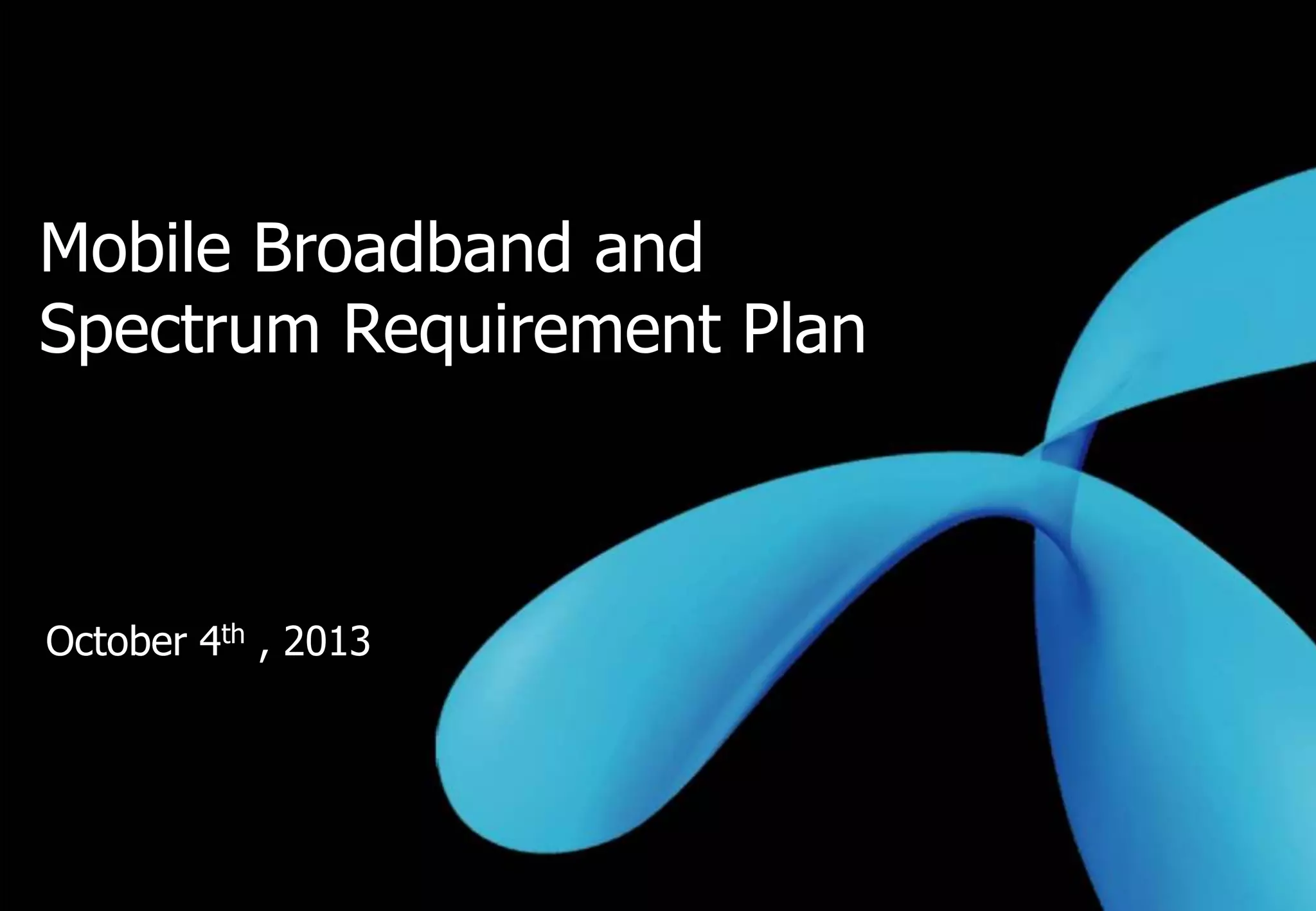 Dtac Mobile Broadband and Spectrum Requirement Plan | PPT