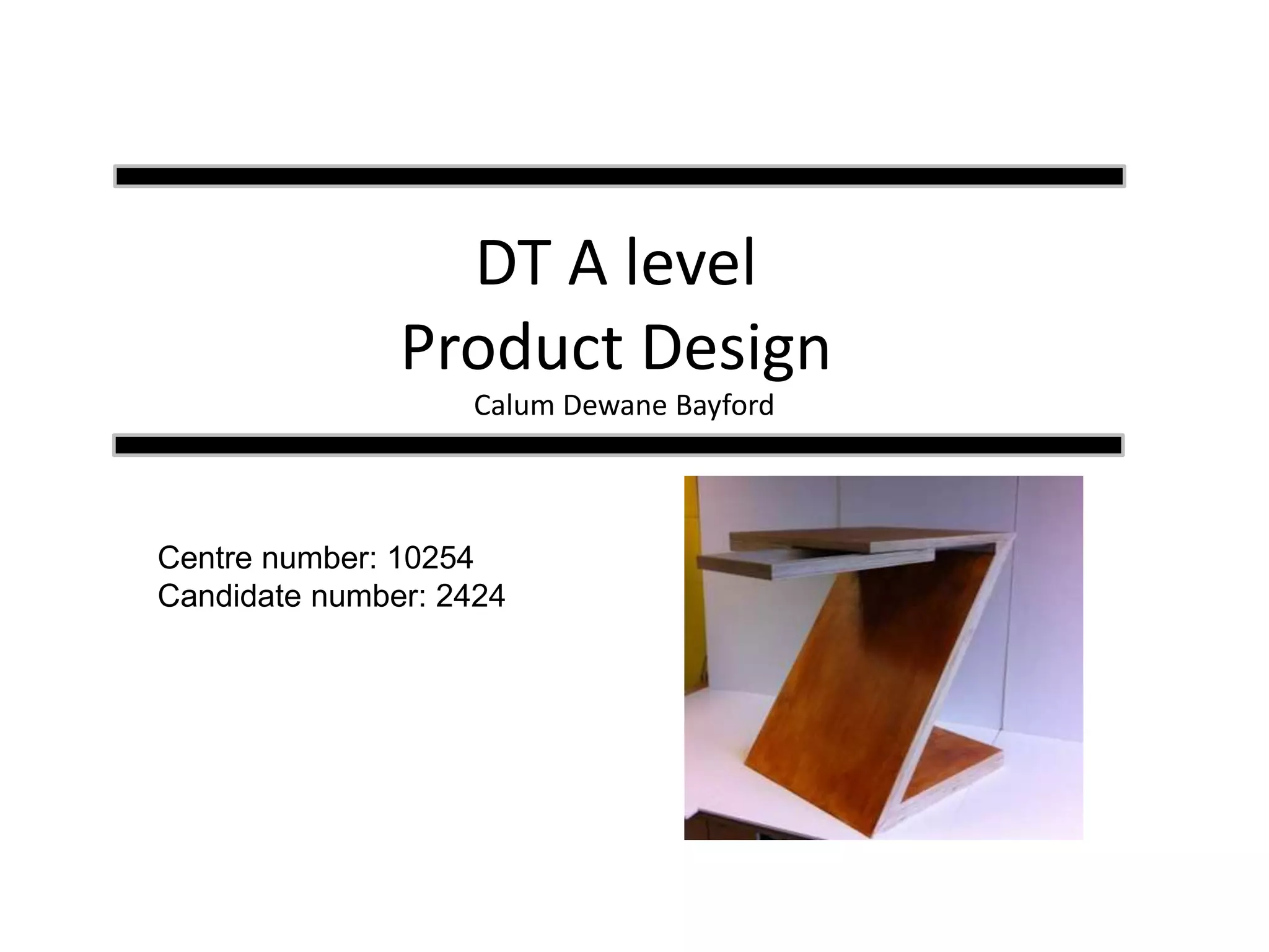 Dt alevel final | PPTX