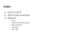 Data Enginering from Google Data Warehouse | PDF