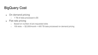 Data Enginering from Google Data Warehouse | PDF