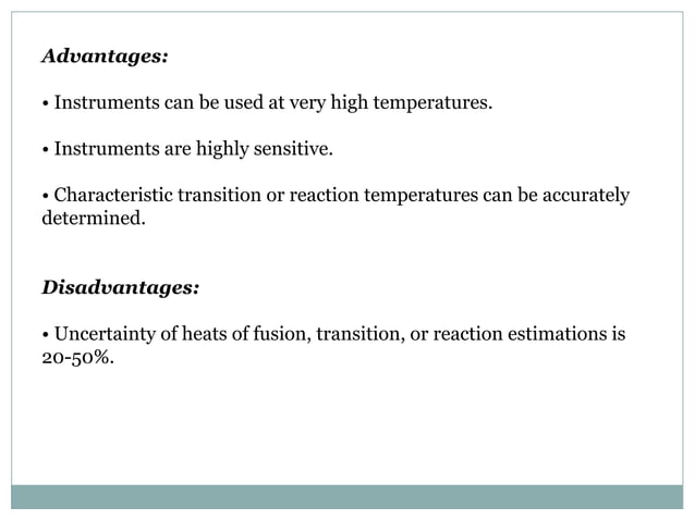 DIFFERENTIAL THERMAL ANALYSIS (DTA) | PPTX