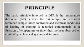DTA | PPTX | Chemistry | Science