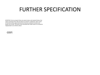 Dt as level coursework | PPTX