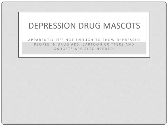 Pharmaguy's Gallery of Drug Advertising Mascots | PPTX