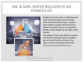 Pharmaguy's Gallery of Drug Advertising Mascots | PPTX