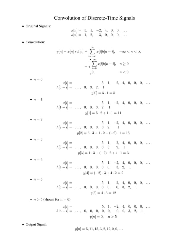 Dt convolution | PDF