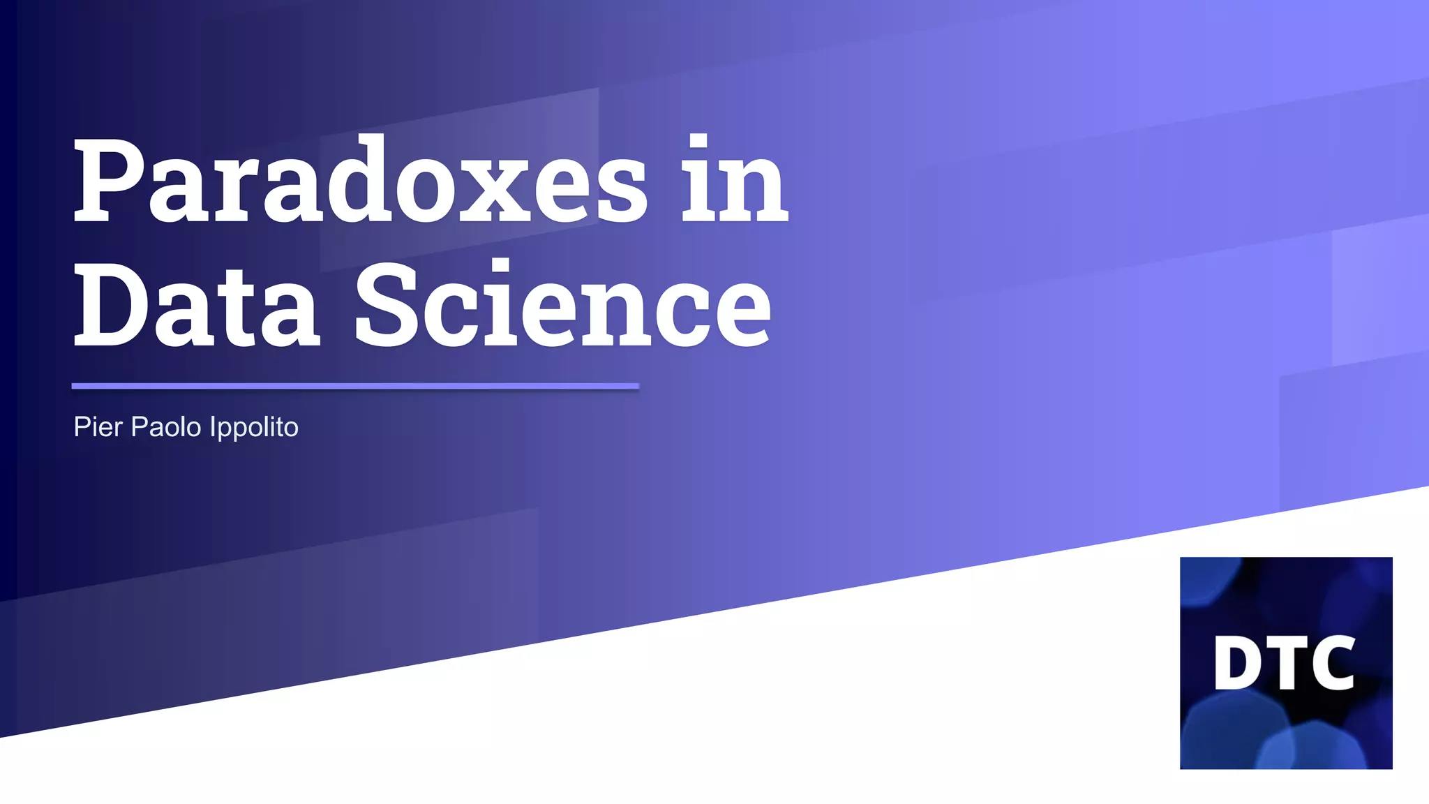 Paradoxes in Data Science | PDF | Technology & Computing