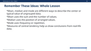 Understanding Measures of Central Tendency: Mean, Median, and Mode in ...