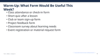 Comprehensive Guide to Online Form Builders for Grade 6 ICT | PPTX