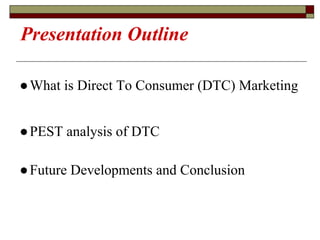 Dtc presentation final apr.30 pdf | PPT