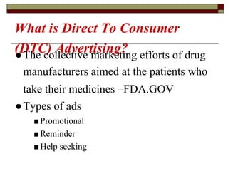 Dtc presentation final apr.30 pdf | PPT