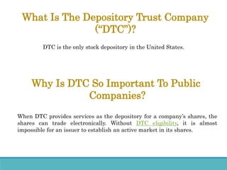 DTC Q & A | PPTX