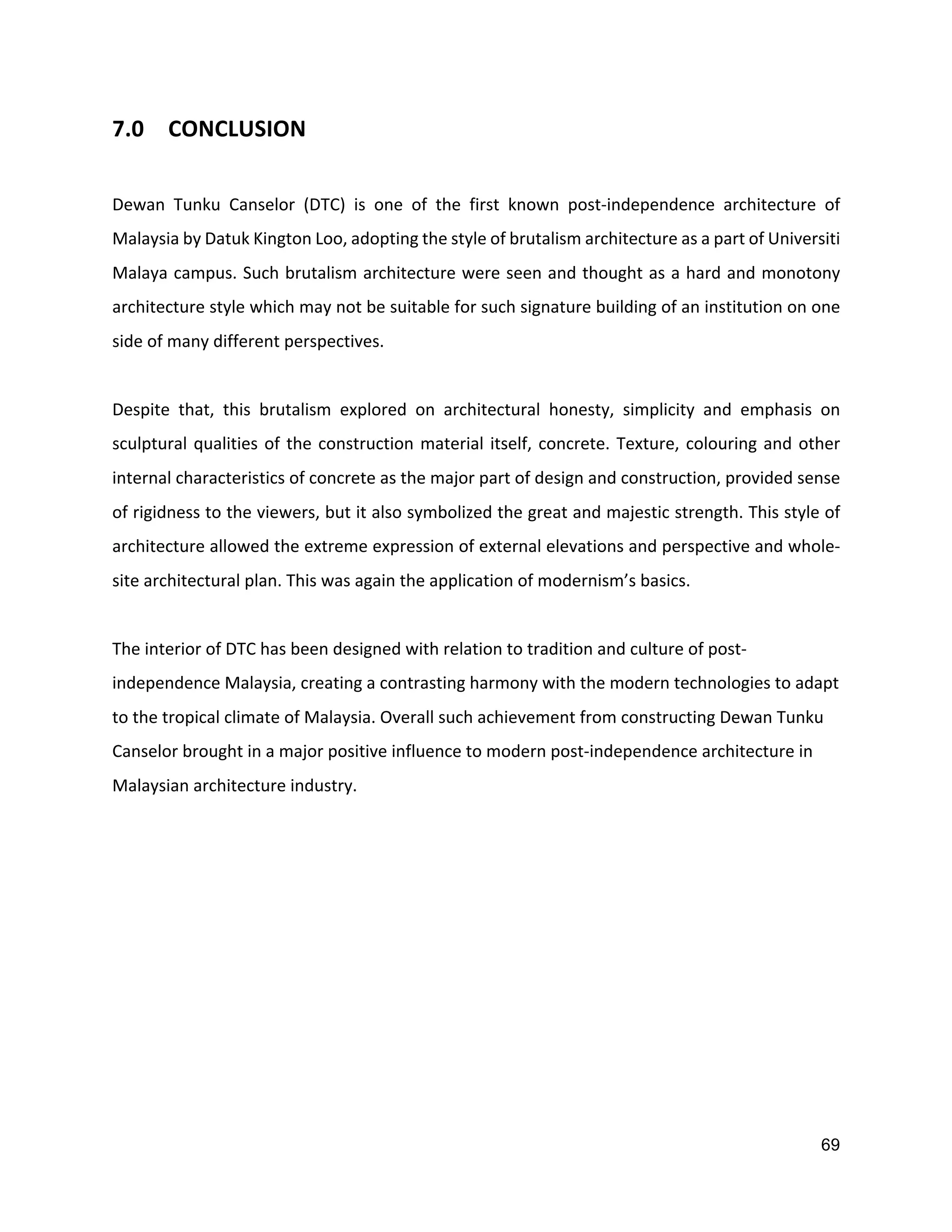 Dewan Tunku Canselor Final Report | PDF