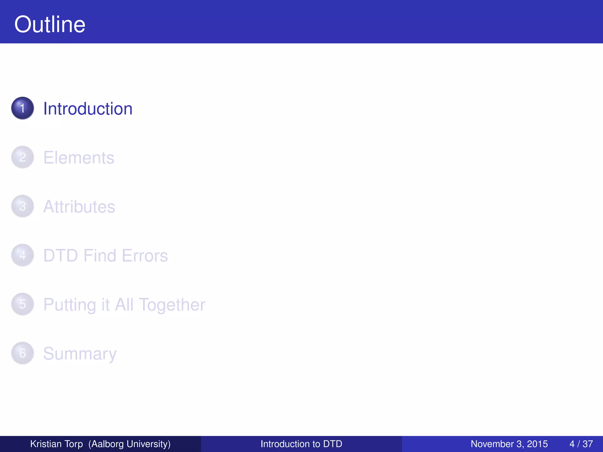 Introduction to DTD | PDF | Databases | Computer Software and Applications