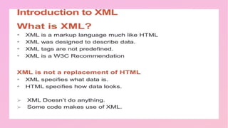 Document Type Definition (DTD) and DTD uses in XML | PPT