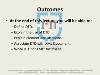 Document Type Definition (DTD) | PPTX | Email | Internet