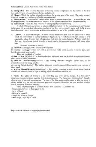 Elements of a Short Story | PDF