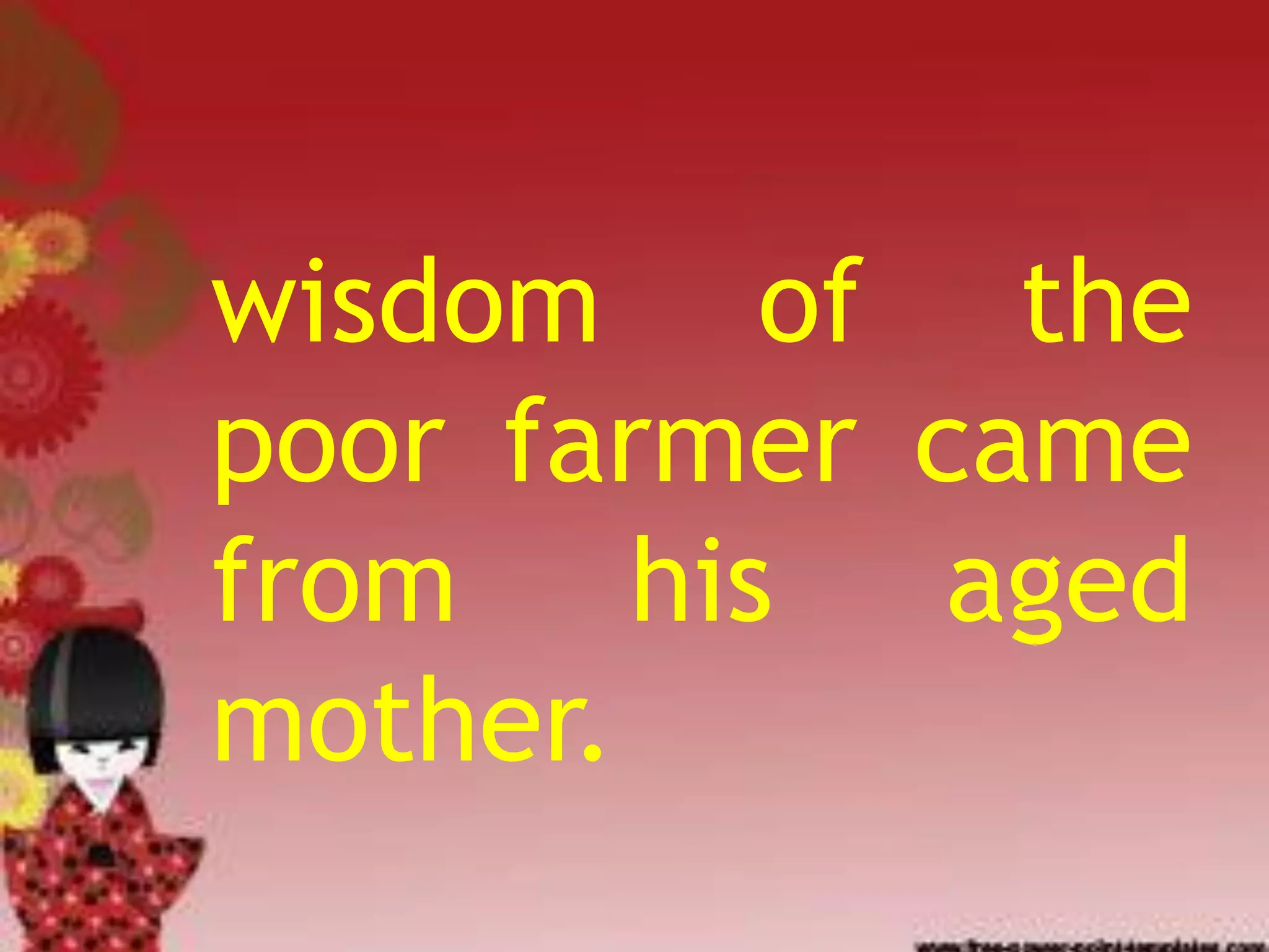 English 8-1st Quarter DLP 18 The Story of the Aged Mother | PDF | Entertainment