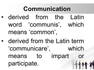 Communication (DTDMIS-SLAC) | PDF