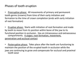 delay tooth eruption | PPTX