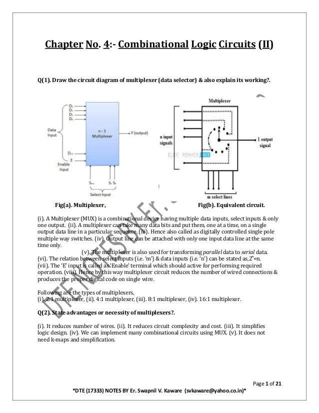 Combinational Logic Circuits combinational-logic-circuits