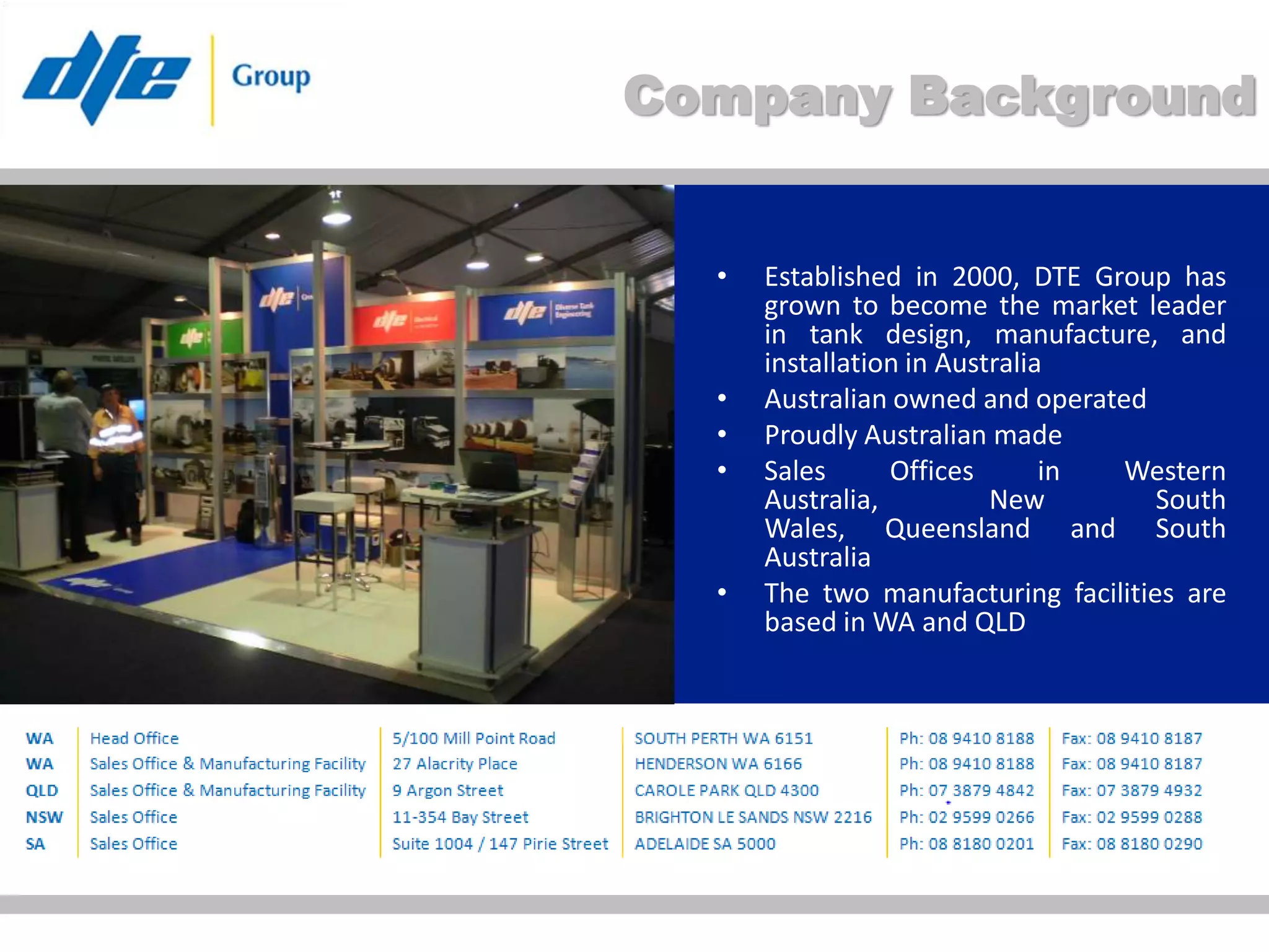 DTE Group Capability Statement - June 2013 | PPTX