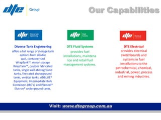 DTE Group Capability Statement - June 2013 | PPT