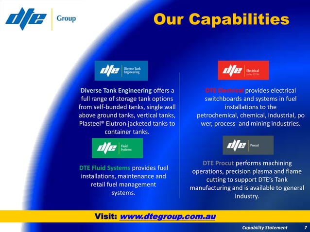 Dte group overview fs june 2012 | PPT