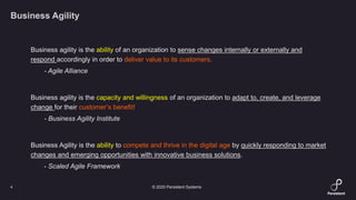 Agile Network India | Design Thinking enables Business Agility | Haresh Amre | PPT