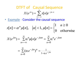 Discrete Time Fourier Transform | PPTX
