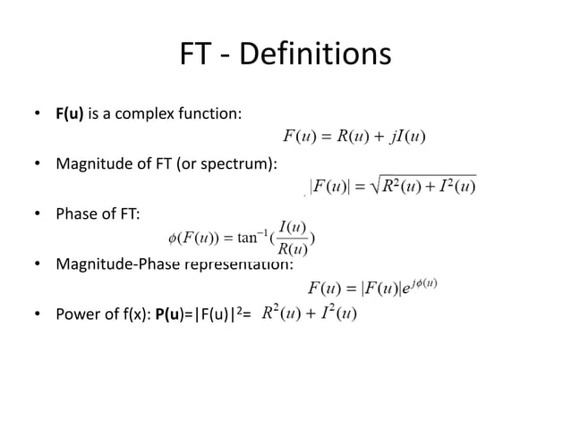 Discrete Time Fourier Transform | PPTX