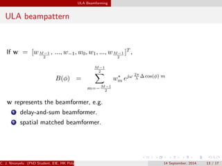 DTFT and ULA: mathematical similarities of DTFT spectrum and ULA ...
