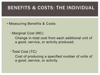 Topic 13 - Social Cost & Social Benefits | PPTX
