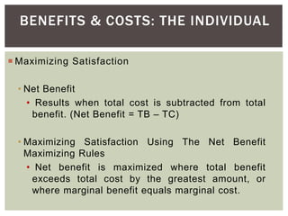 Topic 13 - Social Cost & Social Benefits | PPTX