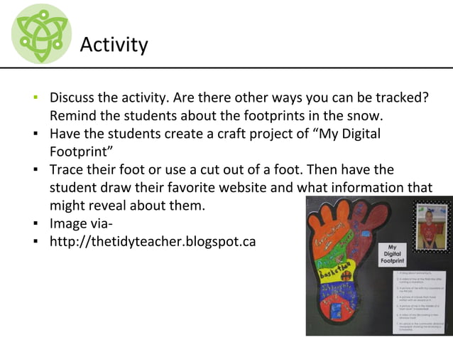 Digital Footprints for grades 2 and 3 | PPT