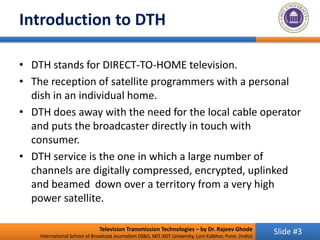 Television Transmission Technologies | PPT